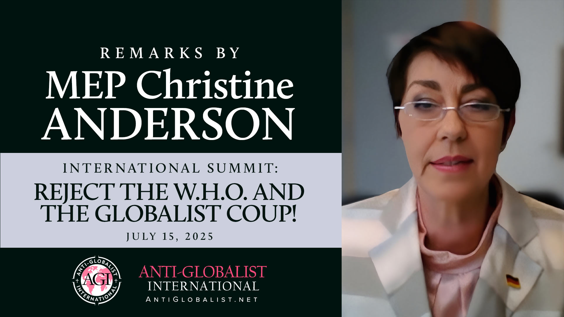 MEP Christine Anderson: Why the IHR Amendments need to be rejected ...